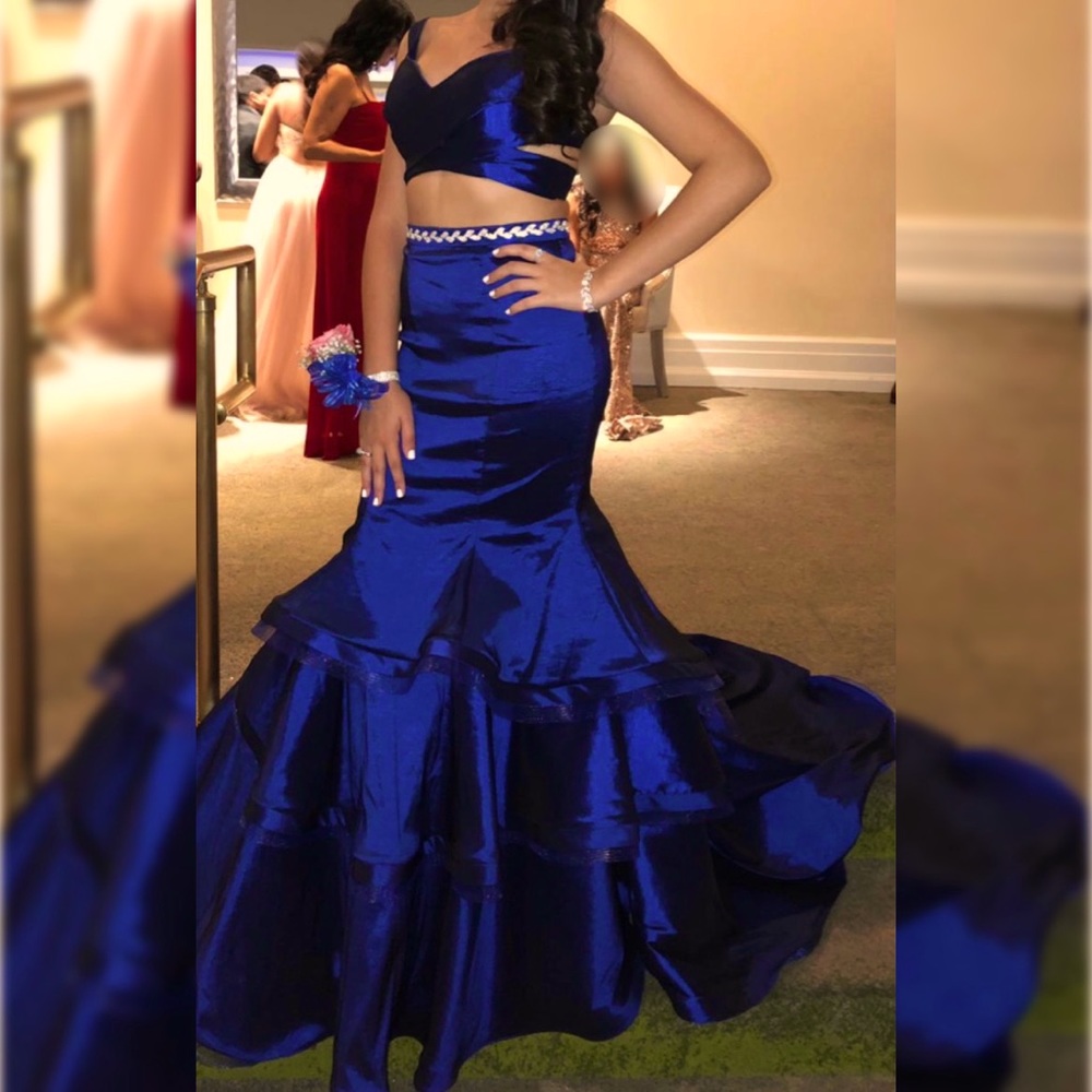 Royal Blue Mermaid Prom Dress - Gem